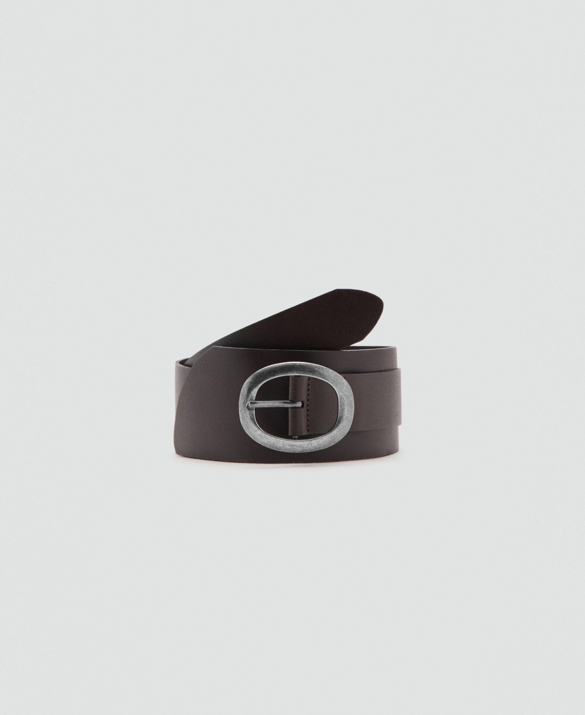 Click here for Mango Womens Leather Obi Belt - Chocolate prices