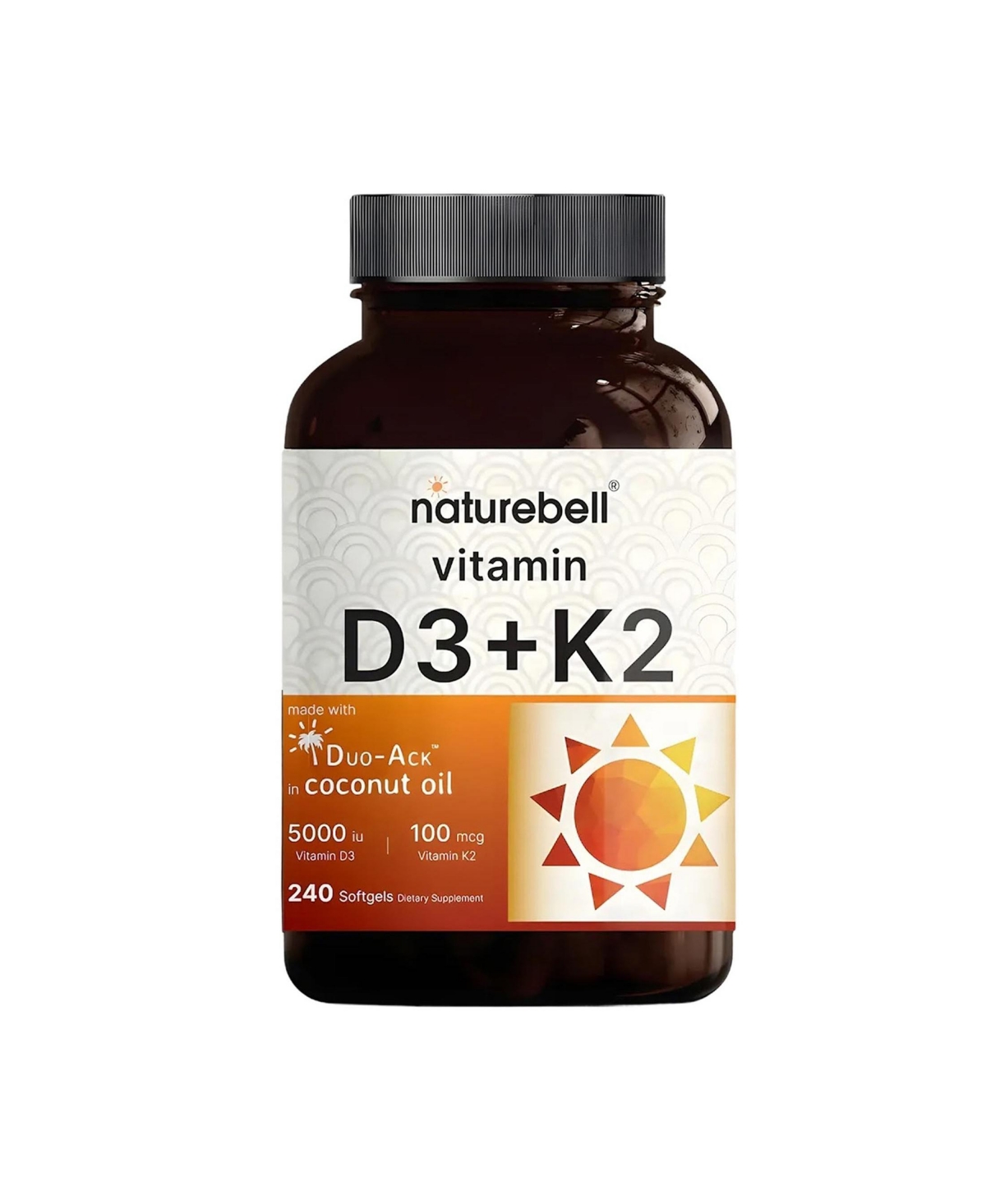 Click here for NatureBell Vitamin D3 K2 5000 Iu 240 Softgels Mk-7... prices