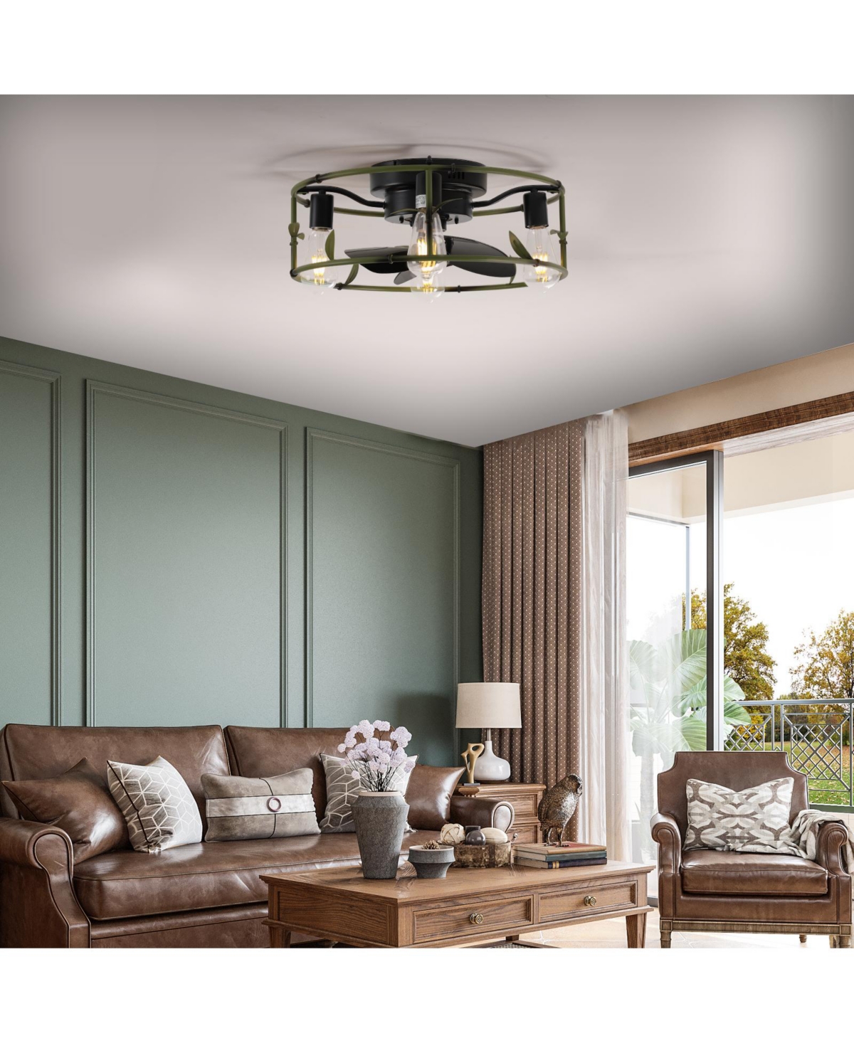 Click here for Clihome 19 inch Industrial Ceiling Fan with 3-Ligh... prices