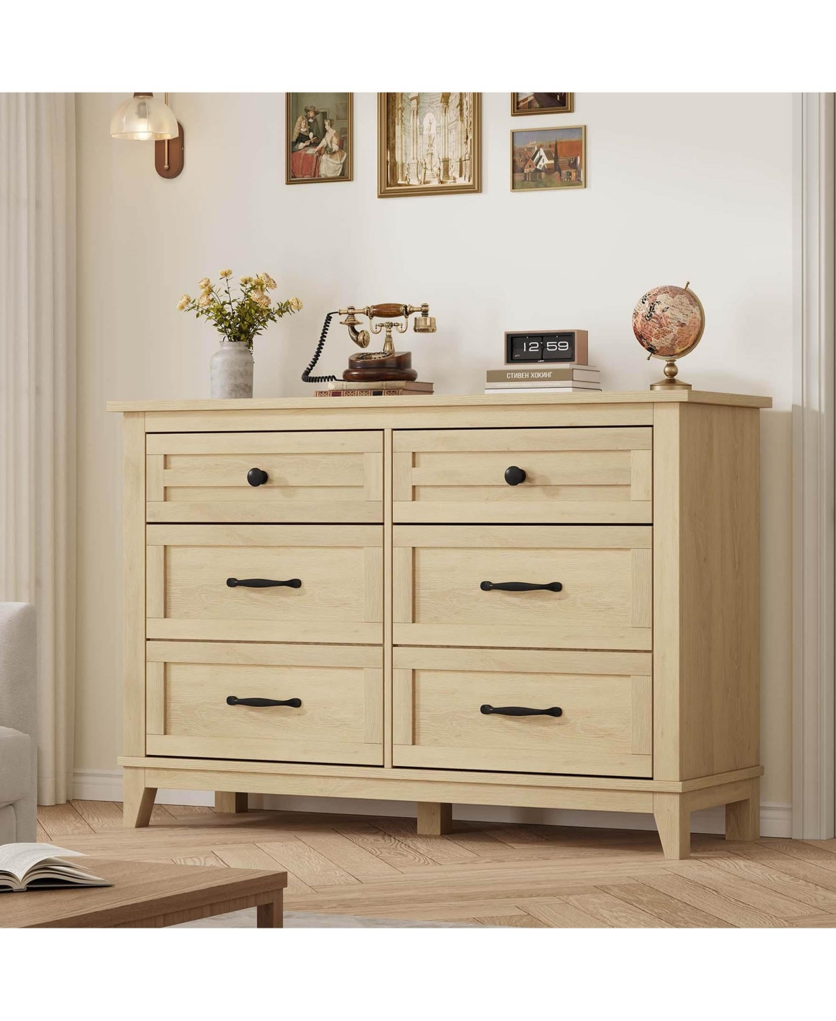 Click here for gaomon 6 Dresser for Bedroom  47 in Wide Drawer Dr... prices