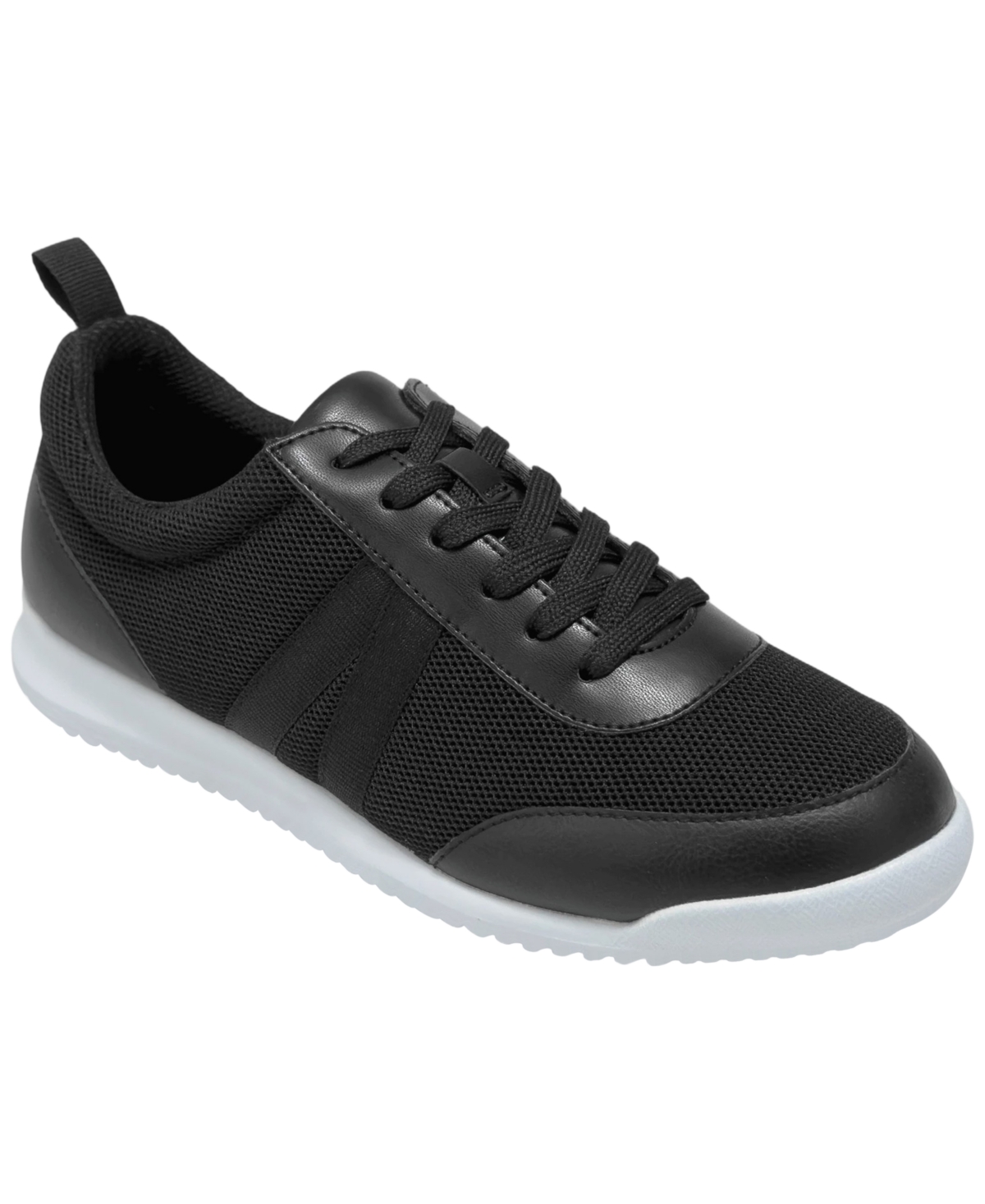Click here for Aerosoles Womens Pixie Lace-Up Sneakers - Black Sp... prices