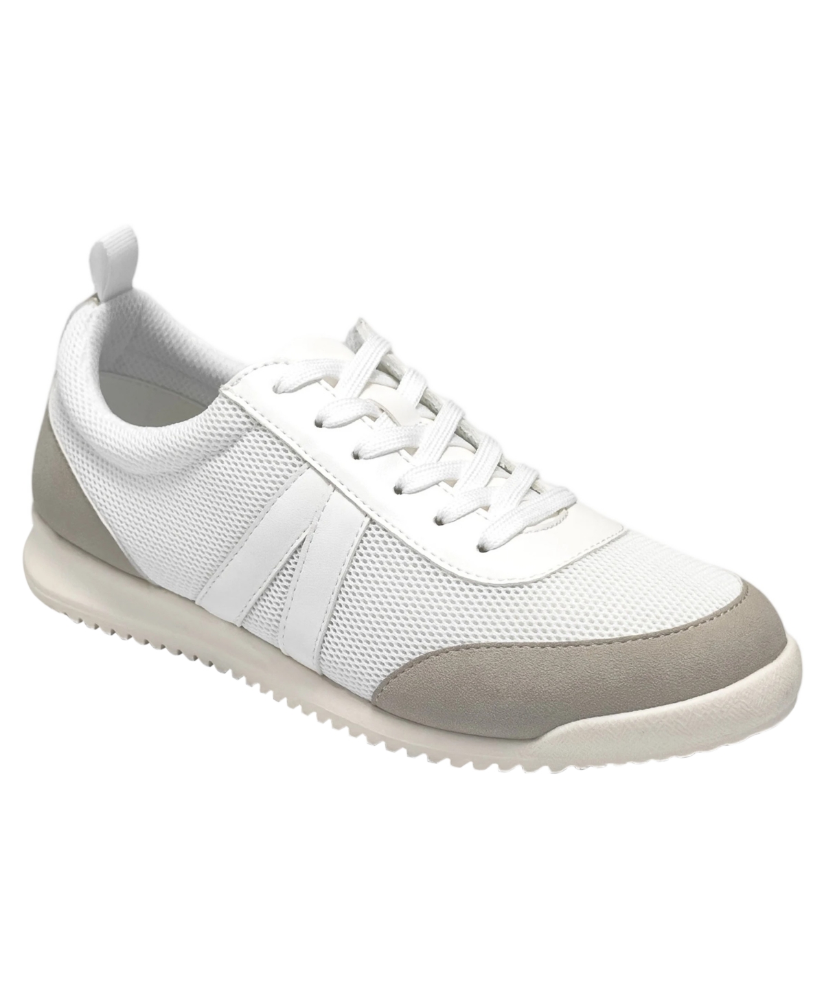 Click here for Aerosoles Womens Pixie Lace-Up Sneakers - White/St... prices