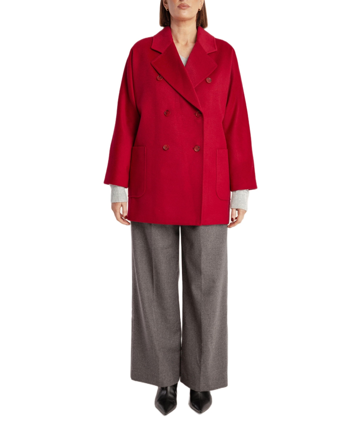 Click here for 1982 Womens Cashmere Double Breasted Short Coat -... prices