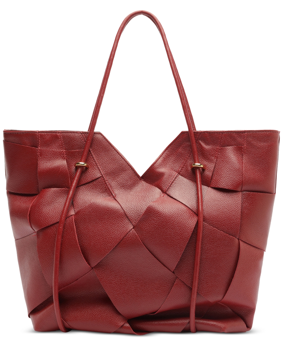 Click here for Arezzo Sarah Medium Leather Tote Handbag - Passion... prices