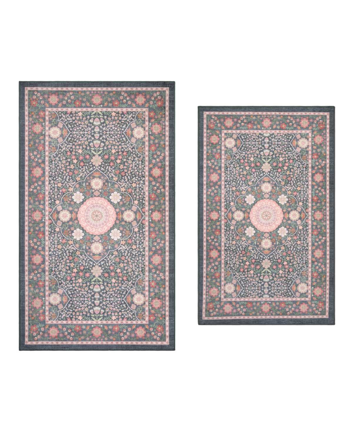 Click here for Laura Ashley Printed Chenille Victora Medallion 2-... prices