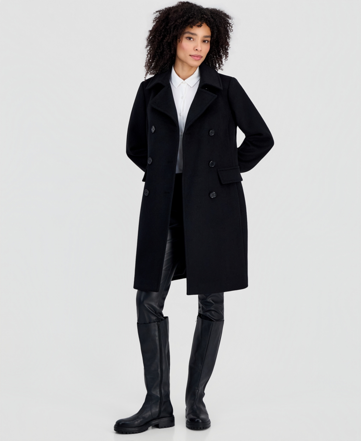 Click here for Michael Michael Kors Womens Double-Breasted Coat -... prices