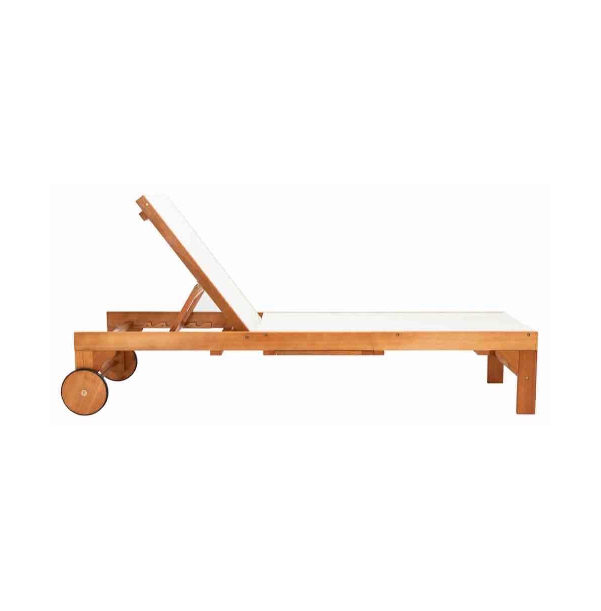 Click here for Augusta Home Ralden Sunlounger - Natural/beige prices