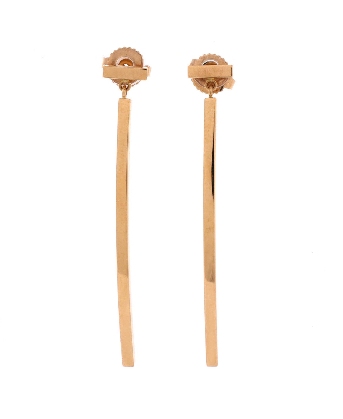 Click here for Pre-Owned Tiffany and Co T Wire Bar Earrings - 18k... prices