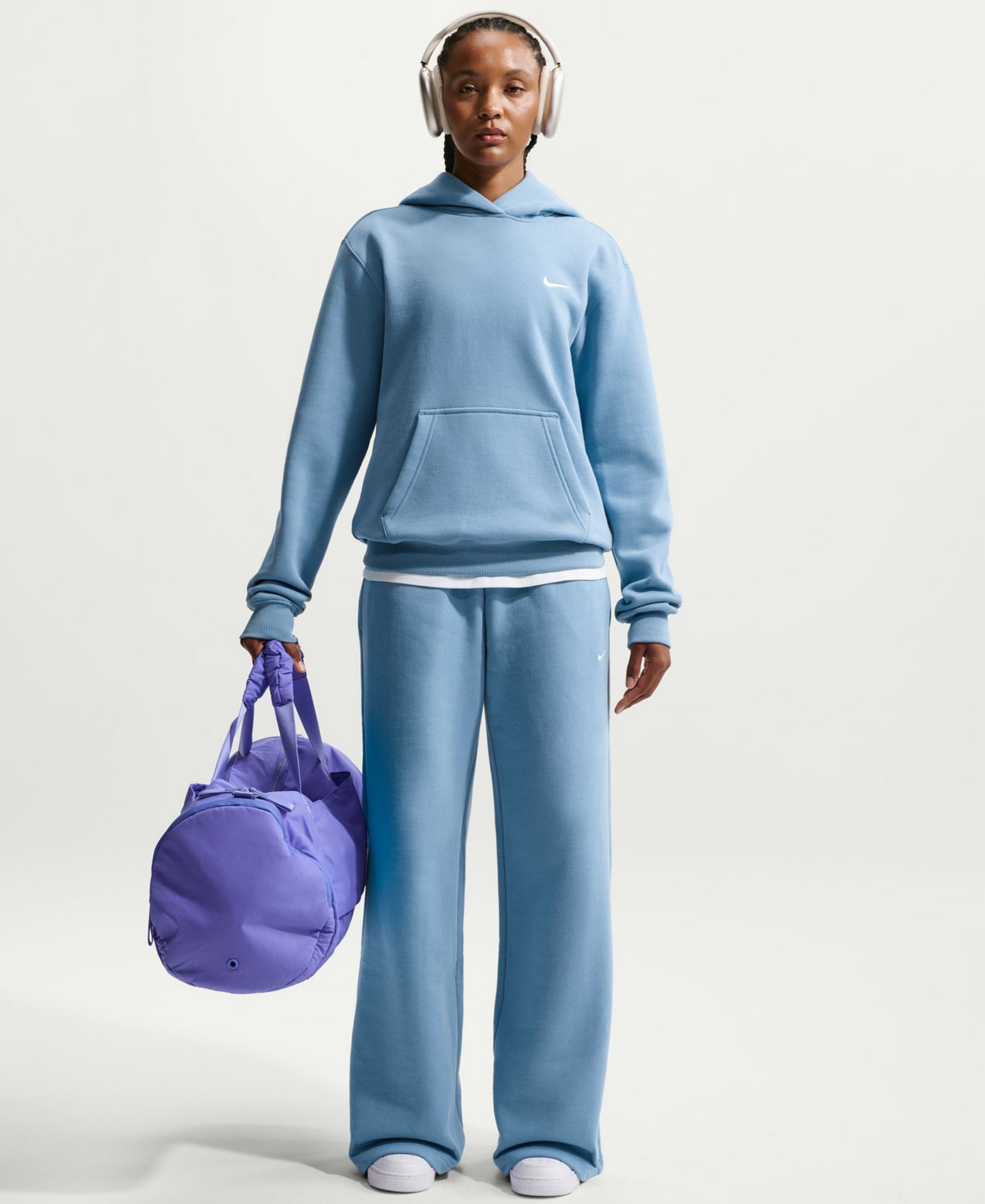 Click here for Nike Studio Fleece Womens Pull-On Hoodie - Work Bl... prices