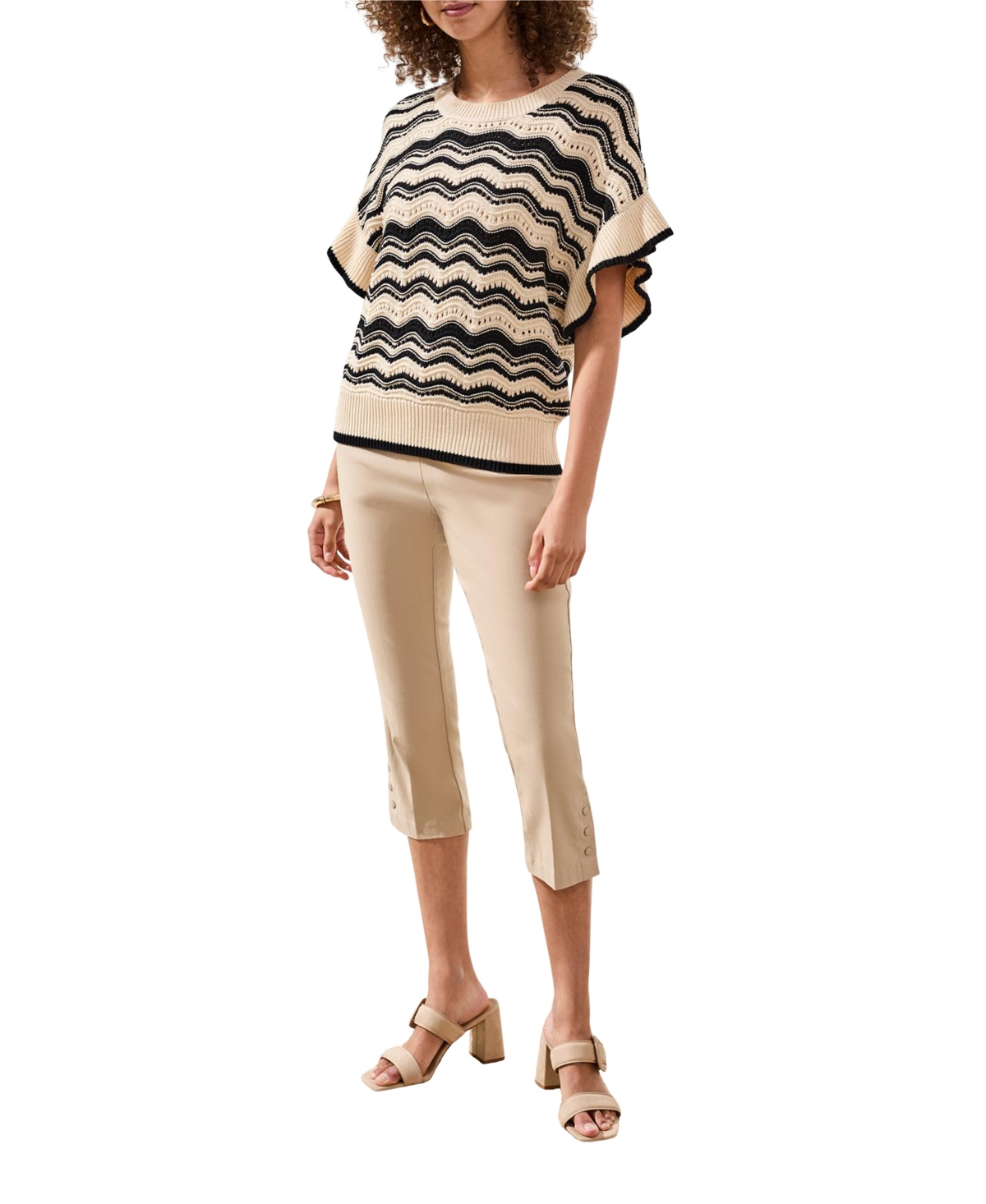 Click here for Tribal Womens Wave Jacquard Pullover Sweater - Can... prices