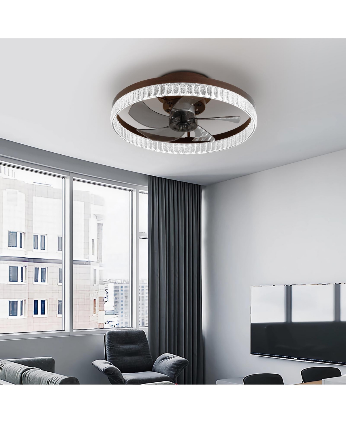 Click here for Clihome 20 inch Ceiling Fan with Led Light  Modern... prices