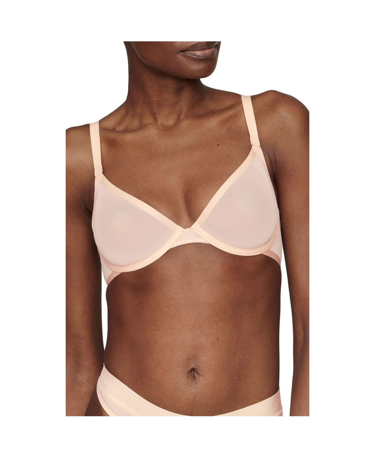 Click here for Cuup Womens The Thong - Mesh - Blush prices