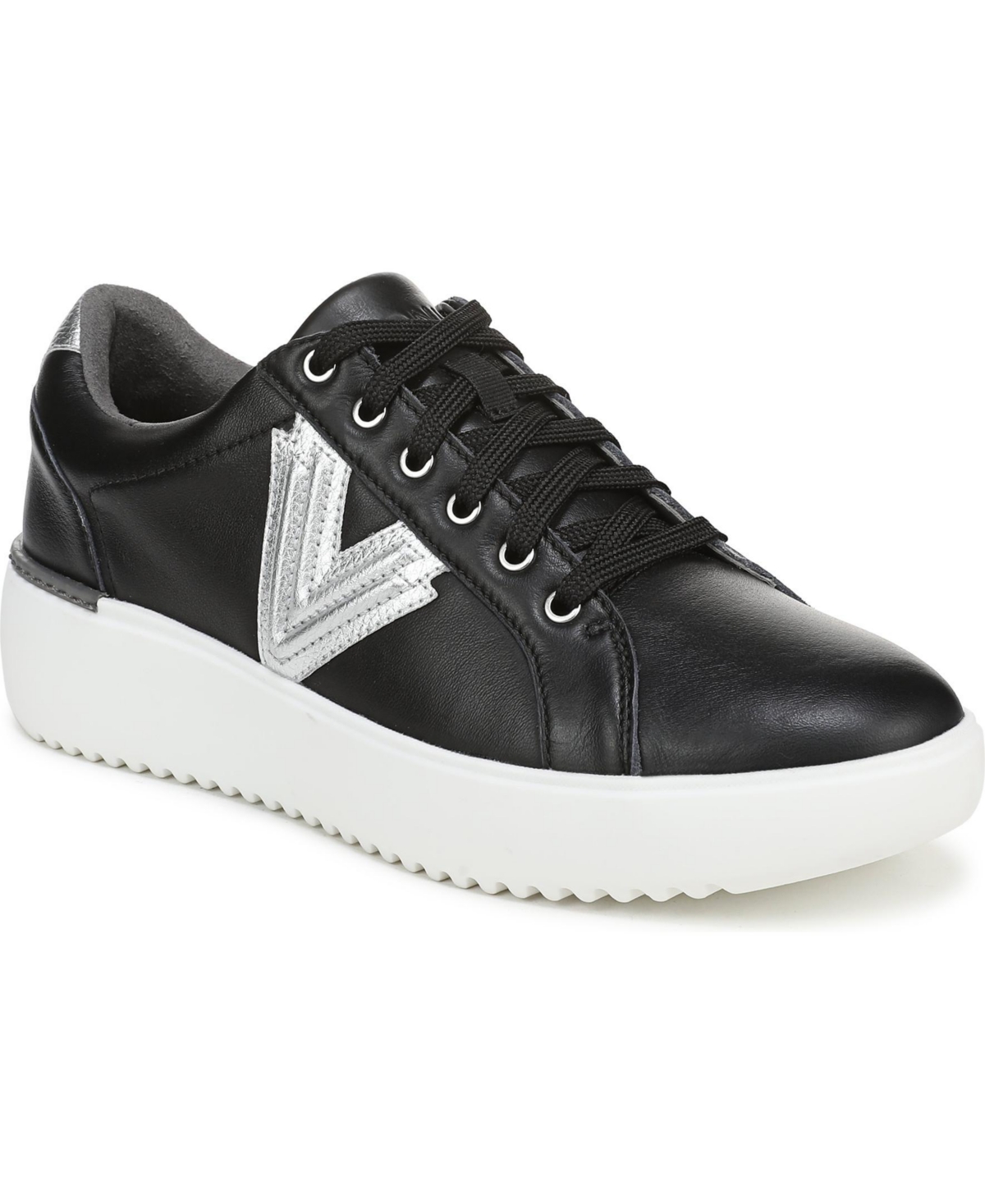 Click here for Vionic Womens Kearny 2.0 Lace Up Sneakers - Black... prices