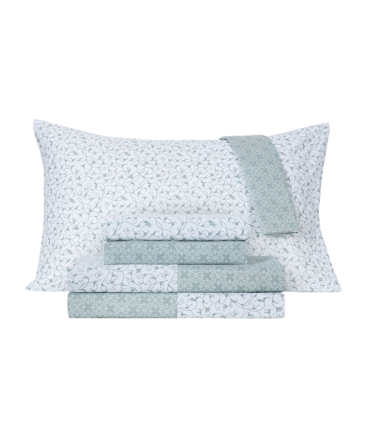 Click here for Turnstyle Galloway Reversible 6-Pc. Sheet Set  Kin... prices