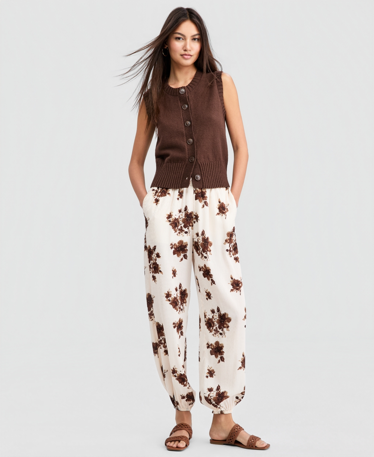 Click here for And Now This Womens Drawstring Balloon Pants  Macy... prices