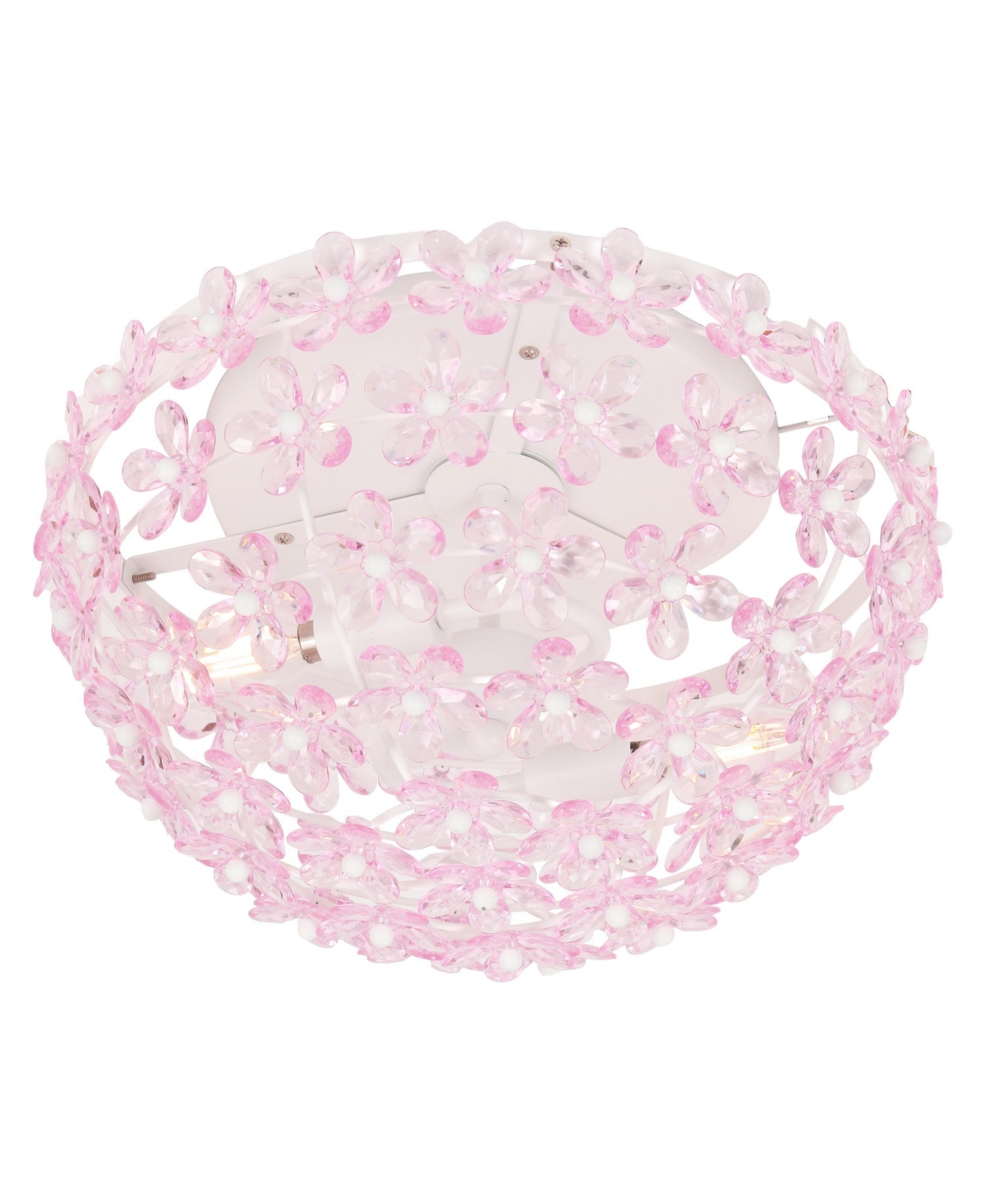 Click here for Izzy 15.5 2-Light Modern Glam Metal Dome Led Flush... prices