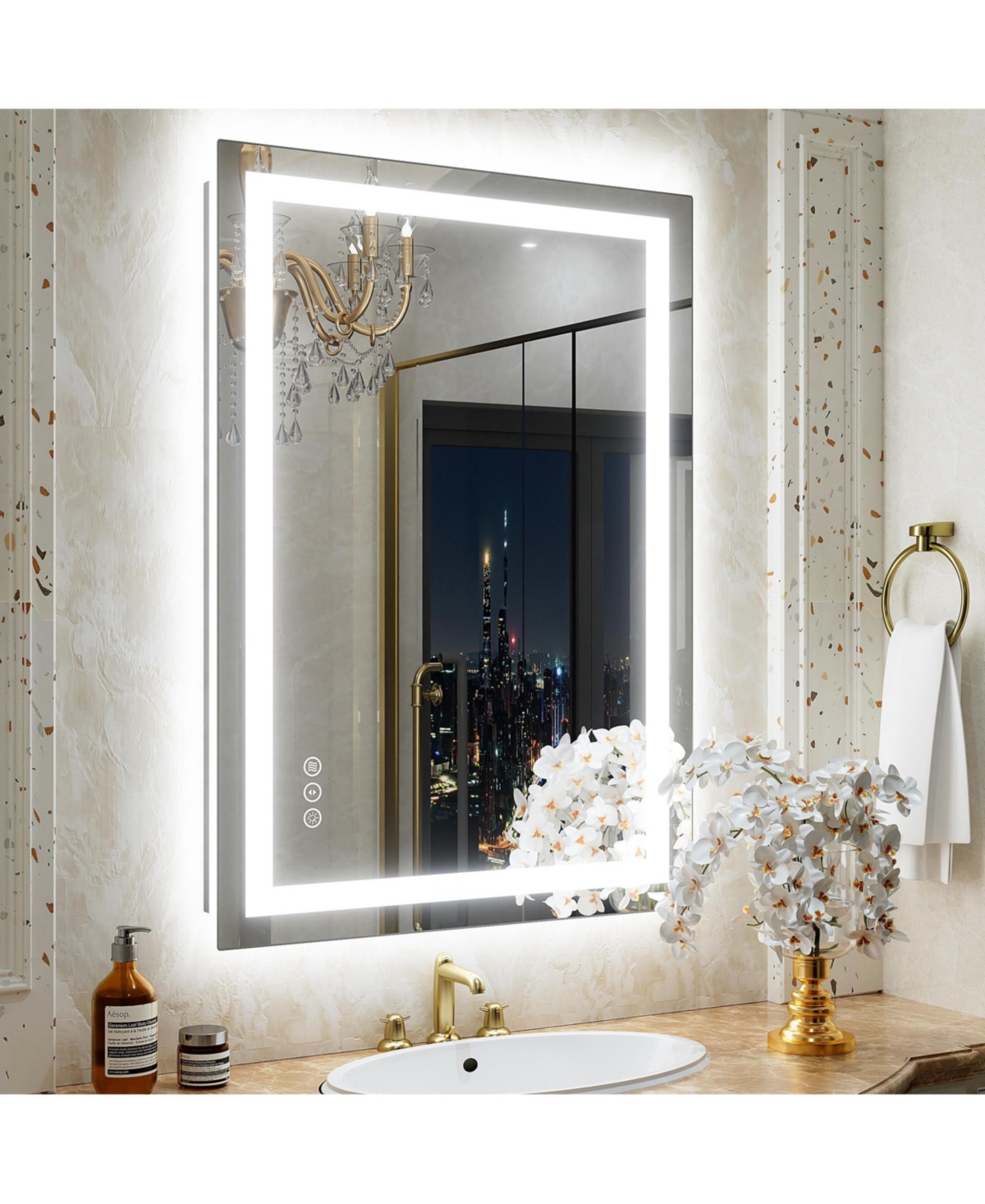 Click here for Apmir 20 x 28 Super Bright Front and Back Led Ligh... prices