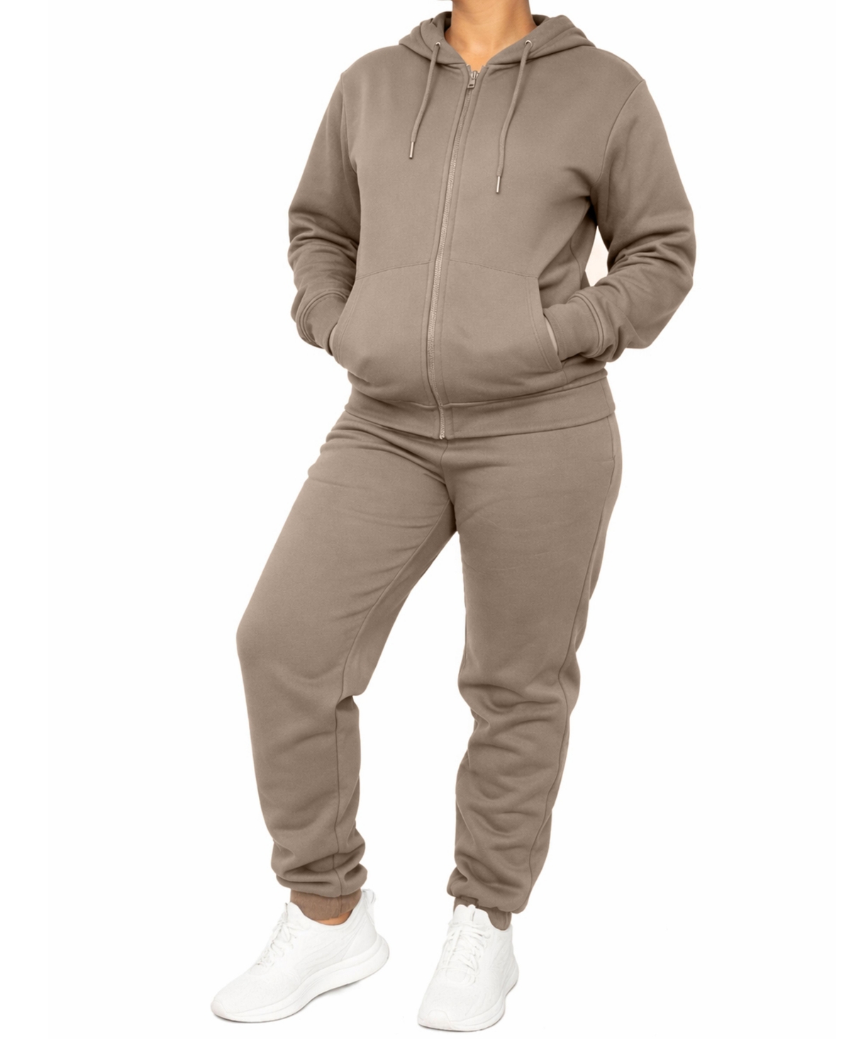 Click here for Blu Rock Womens Loose Fit Full-Zip Hoodie and Jogg... prices
