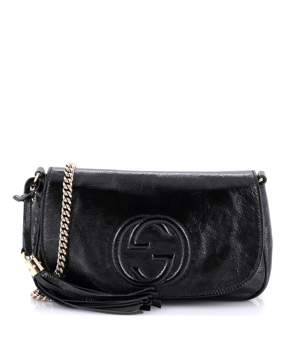 Click here for Pre-Owned Gucci Medium Soho Chain Crossbody Bag Pa... prices