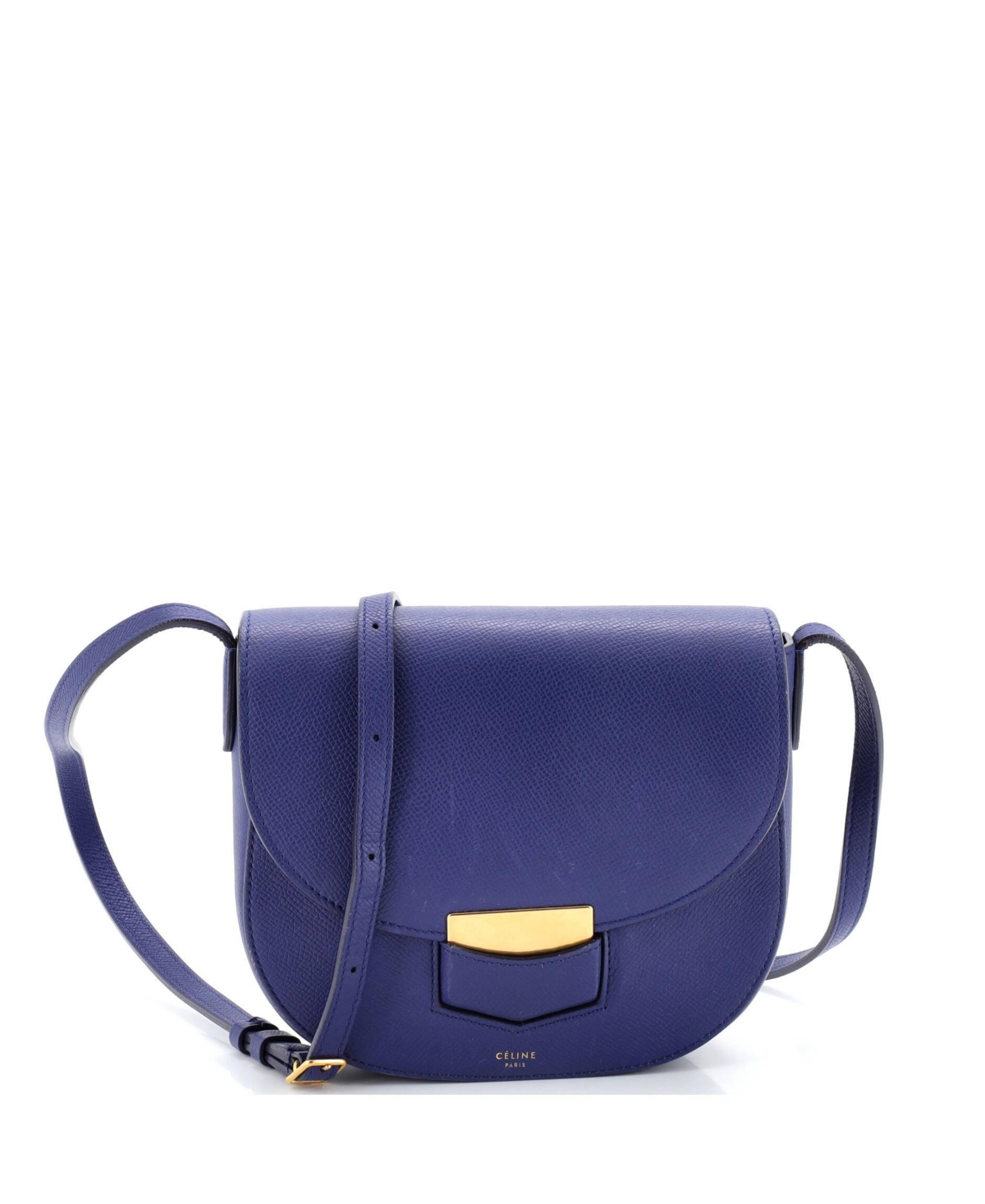 Click here for Pre-Owned Celine Small Trotteur Crossbody Bag Grai... prices