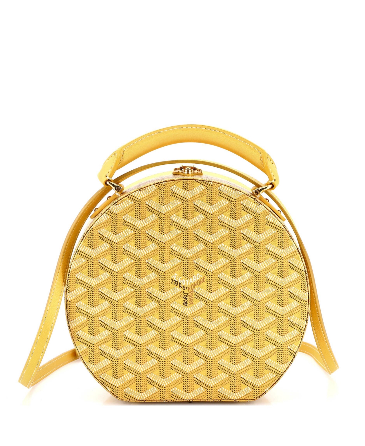 Click here for Pre-Owned Goyard Alto Hatbox Bag Coated Canvas - Y... prices