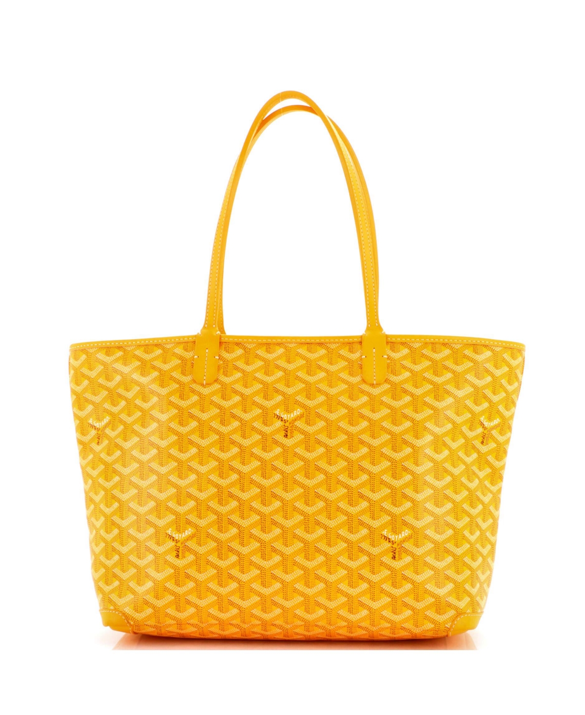 Click here for Pre-Owned Goyard Pm Artois Tote Coated Canvas - Ye... prices