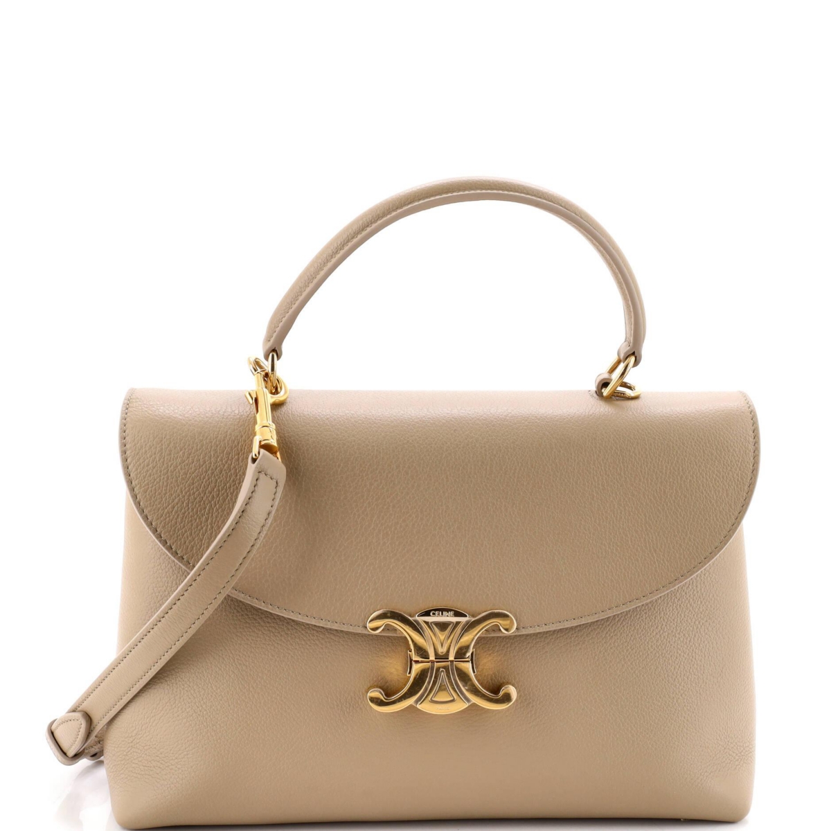 Click here for Pre-Owned Celine Medium Nino Top Handle Bag Leathe... prices