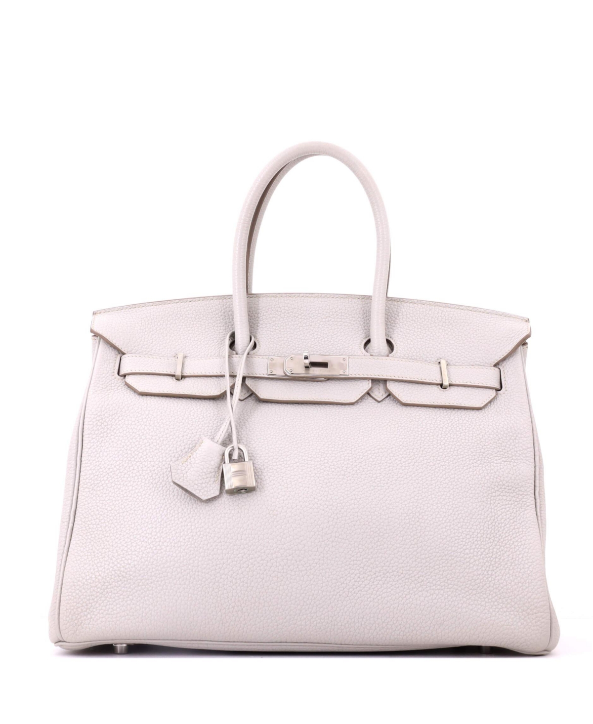 Click here for Pre-Owned HERMES Birkin 35 Handbag Grey Togo with... prices