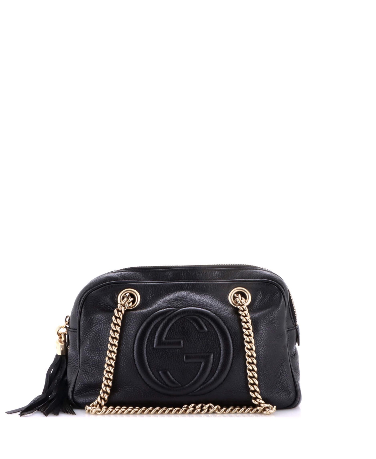 Click here for Pre-Owned Gucci Small Soho Chain Zip Shoulder Bag... prices