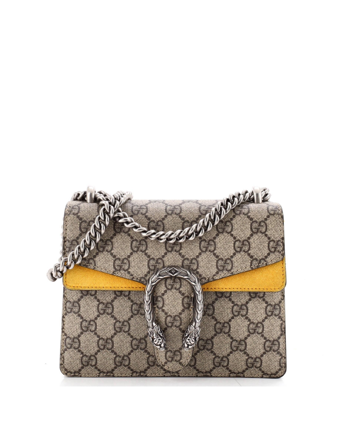 Click here for Pre-Owned Gucci Mini Dionysus Bag Gg Coated Canvas... prices