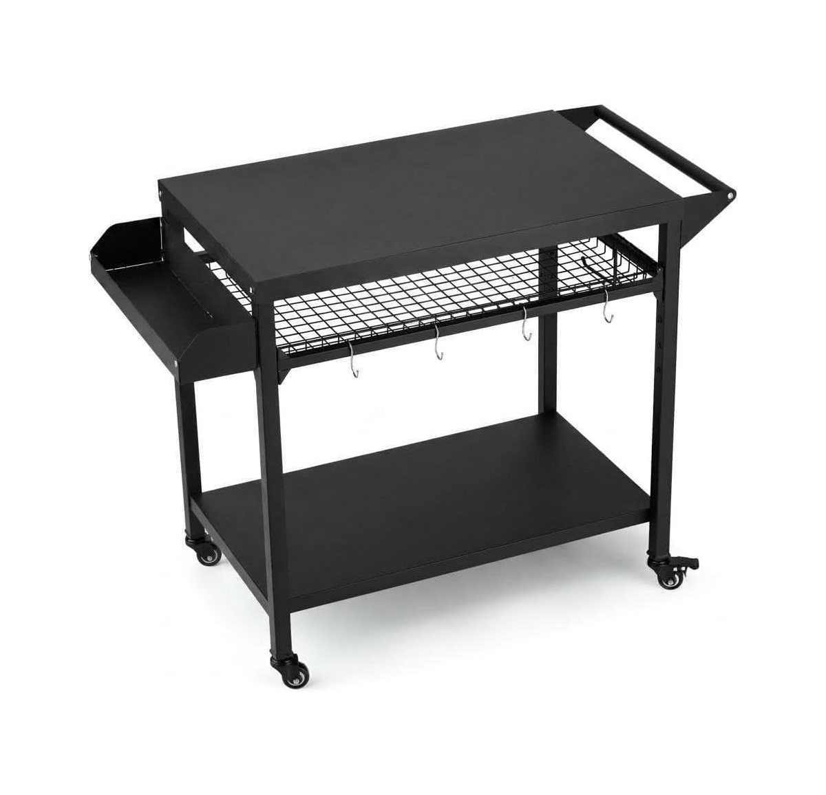 Click here for Xo Outdoor Rolling Bbq Grill Cart  2-Tier Metal Pr... prices