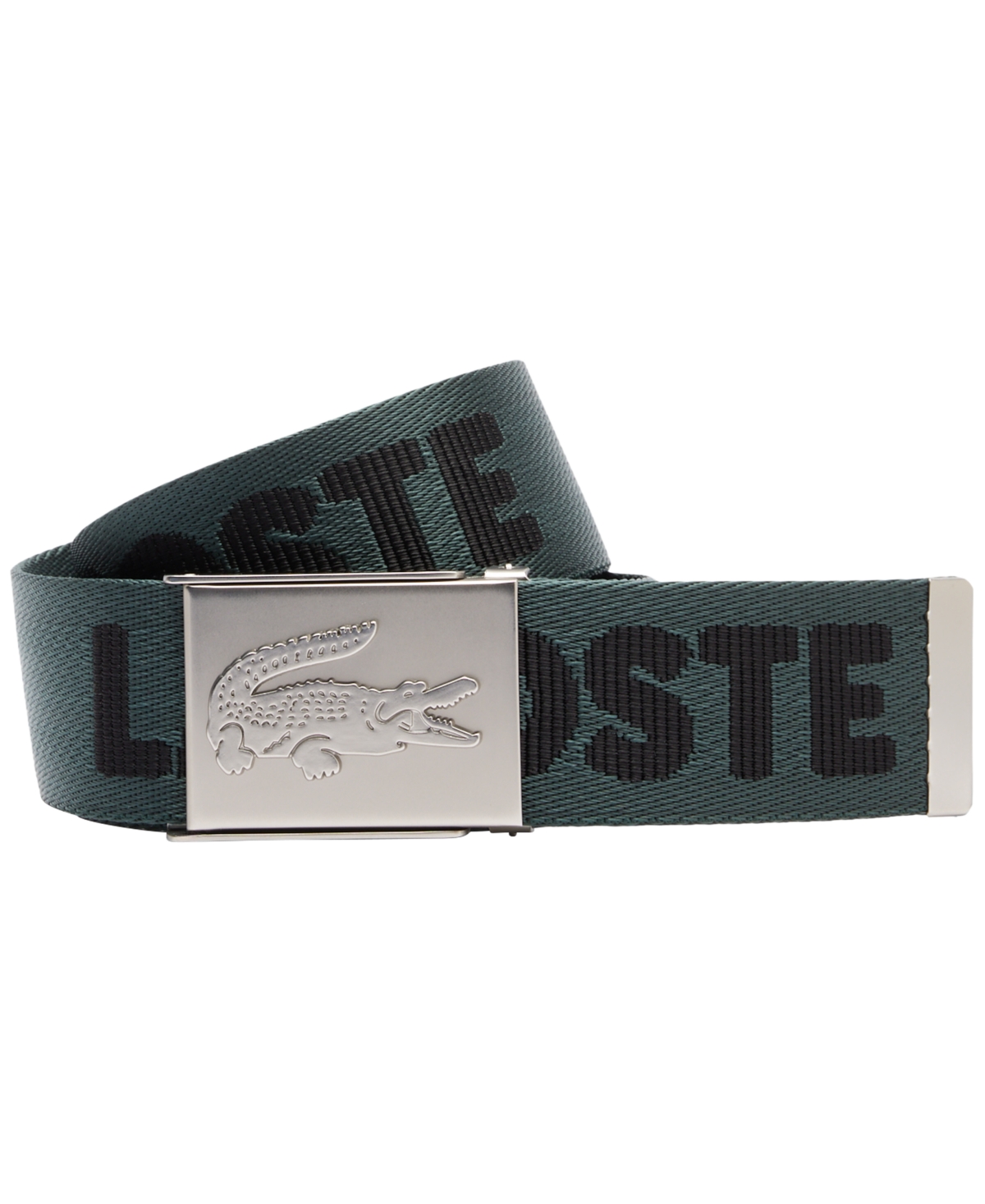 Click here for Lacoste Mens Jacquard Webbing Casual Belt - Sinopl... prices