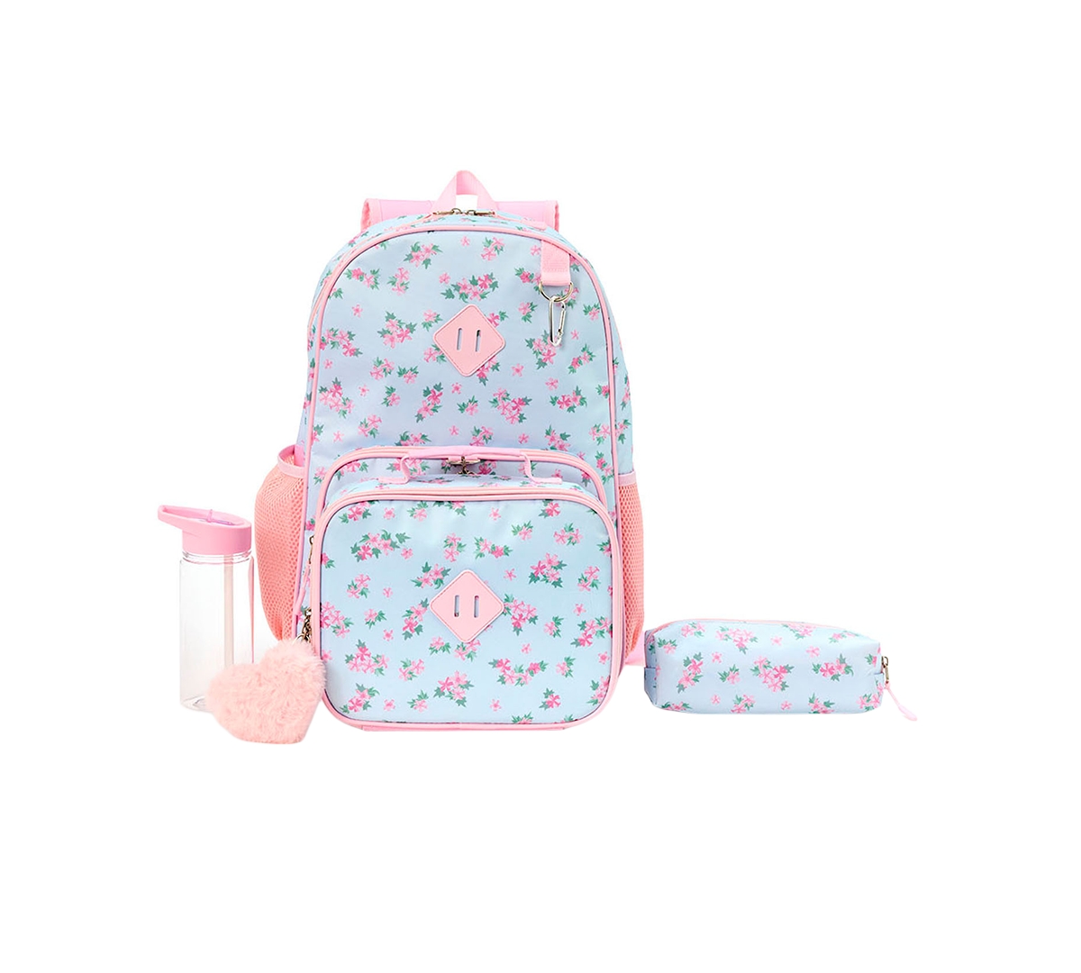 Click here for Rainbow Sugar Girls Floral Backpack  Lunch Box  Pe... prices
