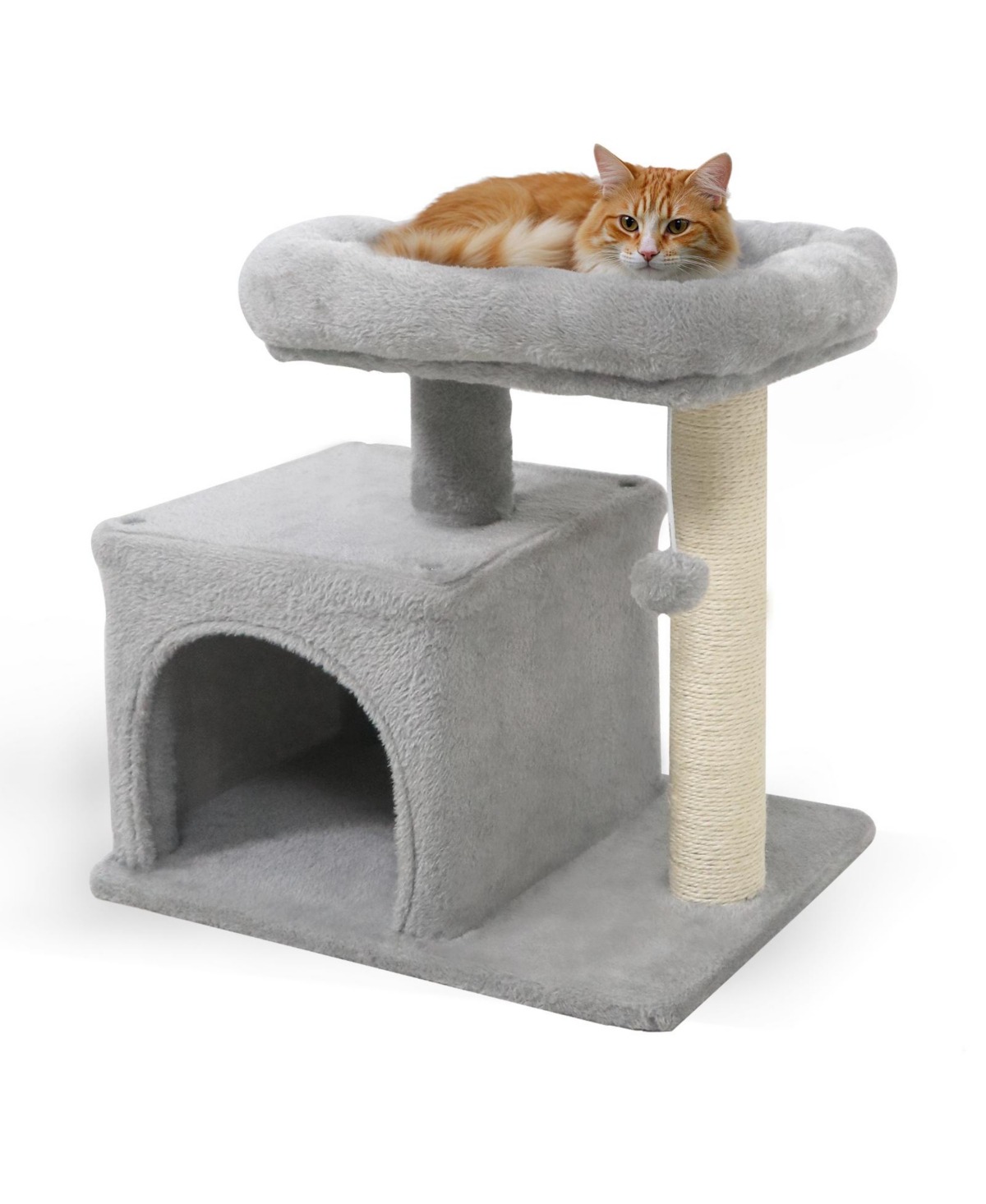 Click here for Gymax 19.5 Small Cat Tree With Large Padded Plush... prices