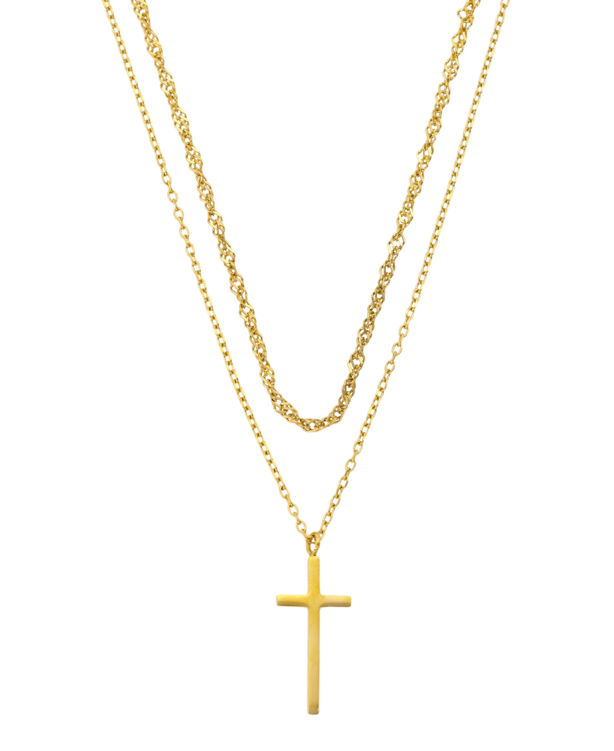 Click here for Unwritten x Moda Sport Waterproof Cross Pendant La... prices