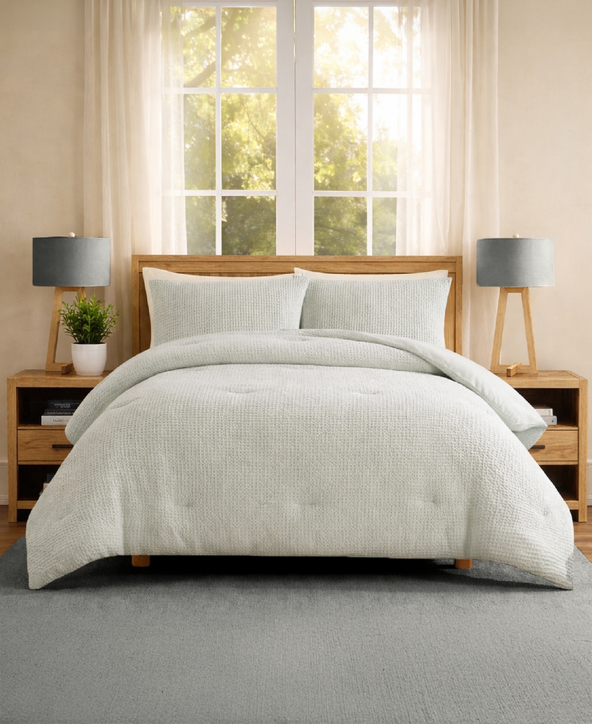 Click here for Laundry Stone Washed Cotton Waffle 3-Piece Comfort... prices