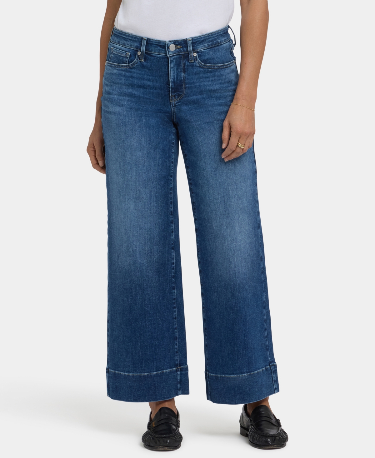 Click here for Nydj Womens Teresa Wide-Leg Ankle Jeans with Wide... prices