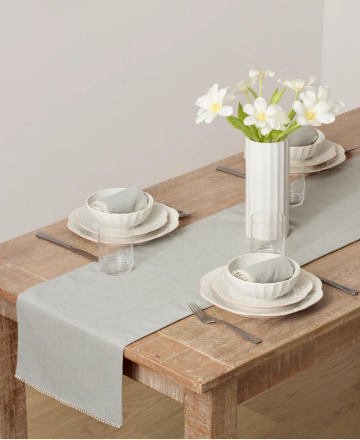 Click here for Lenox French Perle Solid Runner  14 x 90 - Dove prices