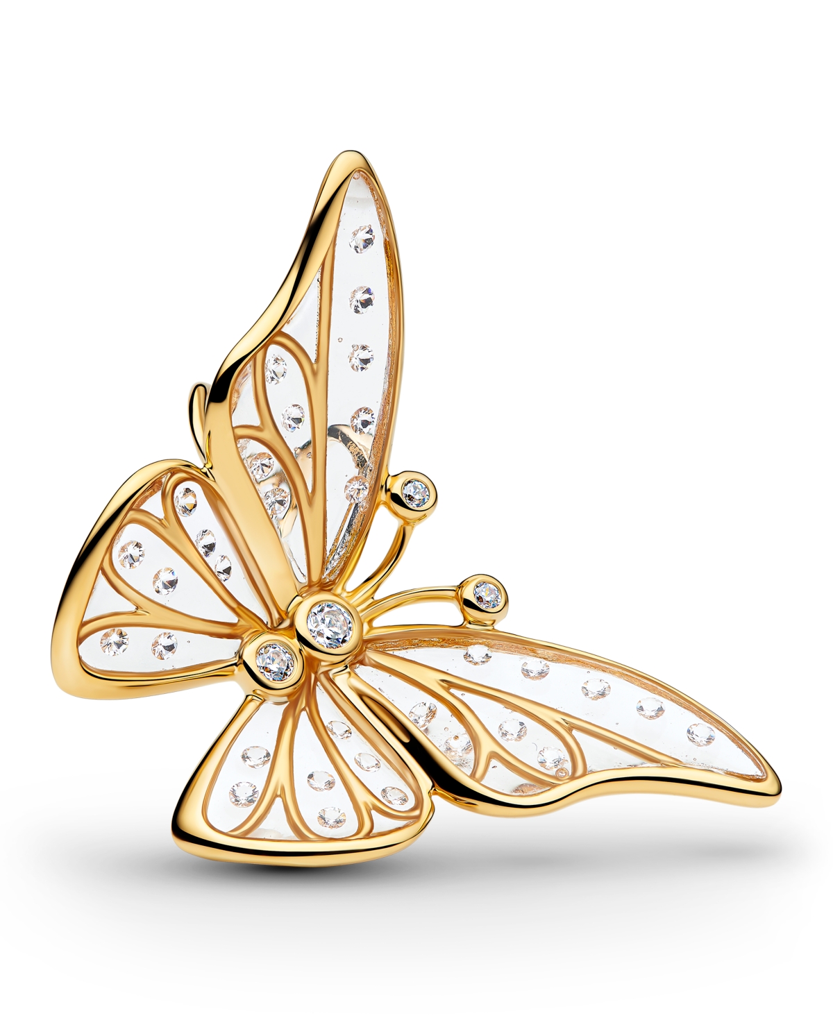 Click here for Pandora Oversized Butterfly Openwork Charm - Gold... prices