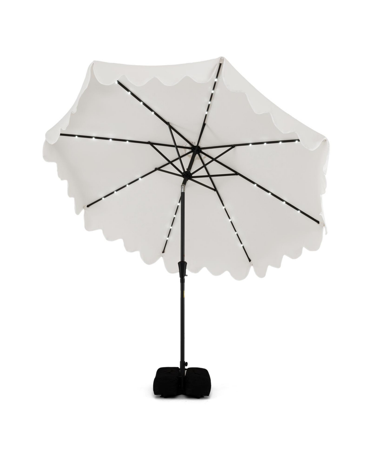 Click here for Slickblue Patio Umbrella with Solar Lights and Hea... prices
