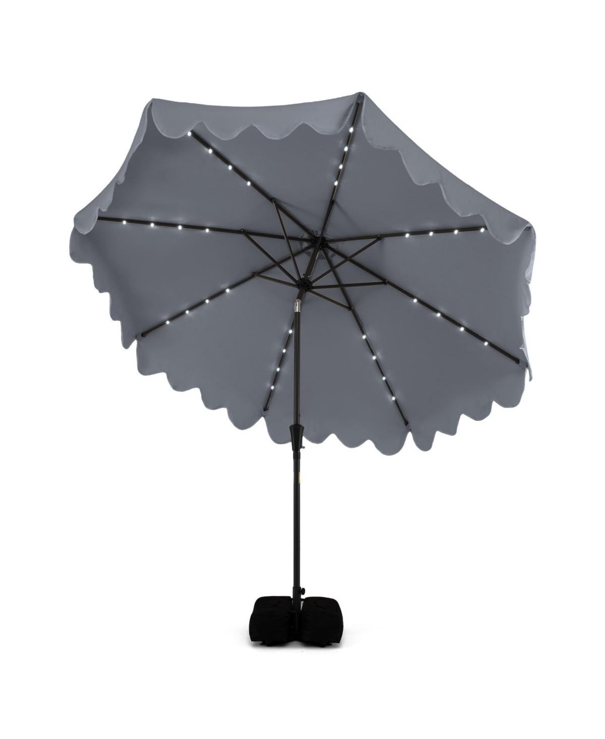 Click here for Slickblue Patio Umbrella with Solar Lights and Hea... prices