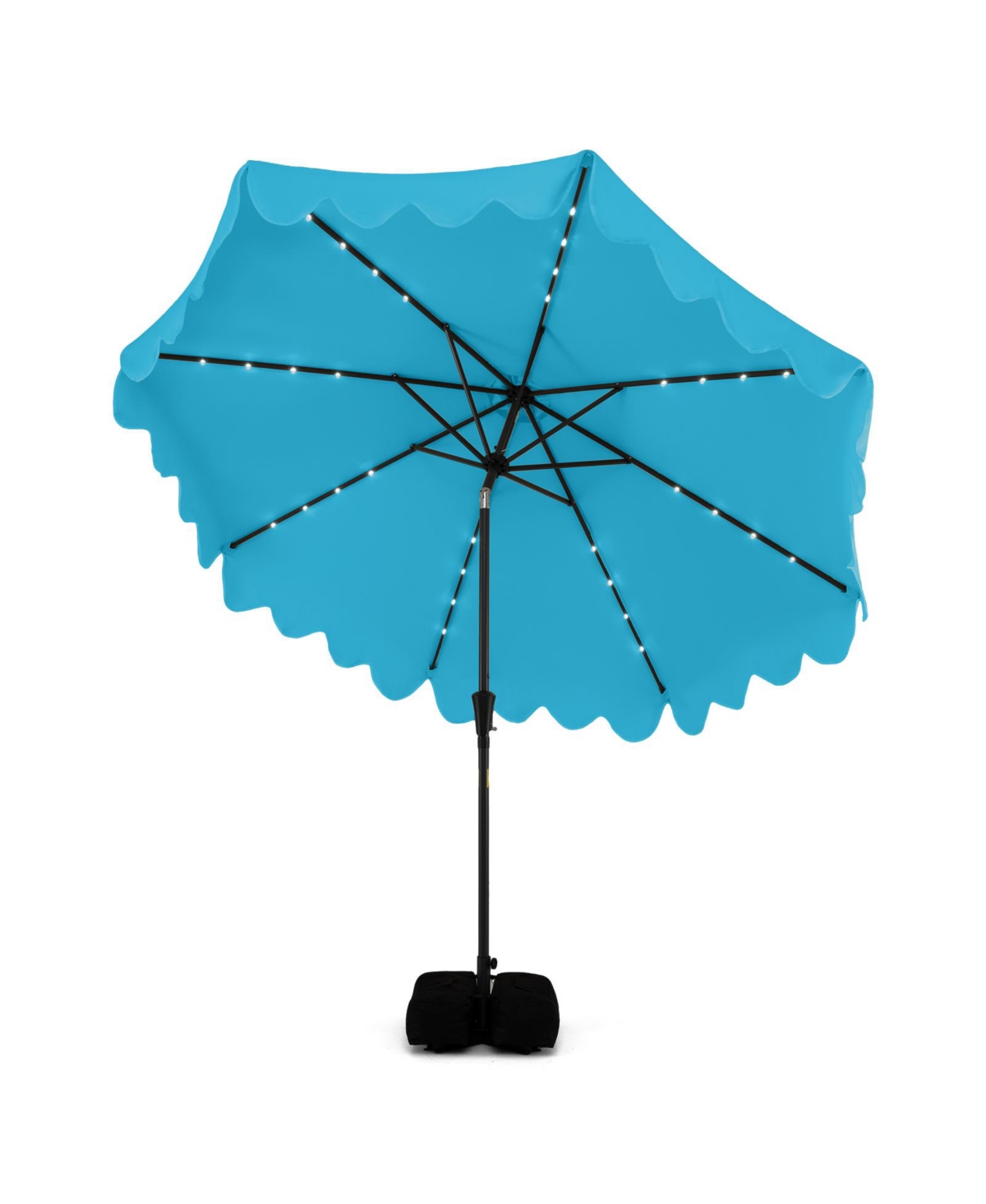 Click here for Slickblue Patio Umbrella with Solar Lights and Hea... prices