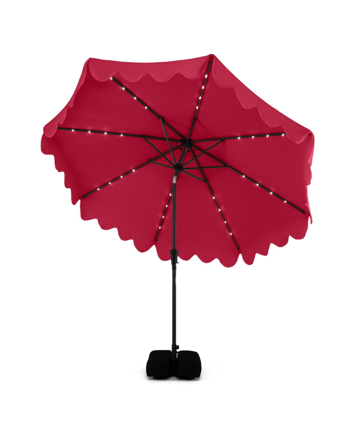 Click here for Slickblue Patio Umbrella with Solar Lights and Hea... prices
