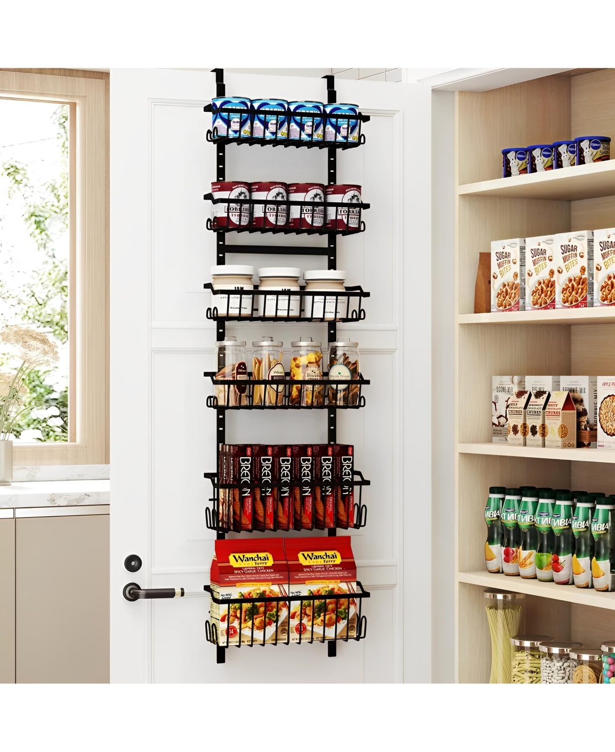 Click here for Sugift 6-Tier Adjustable Metal Over-the-Door Stora... prices