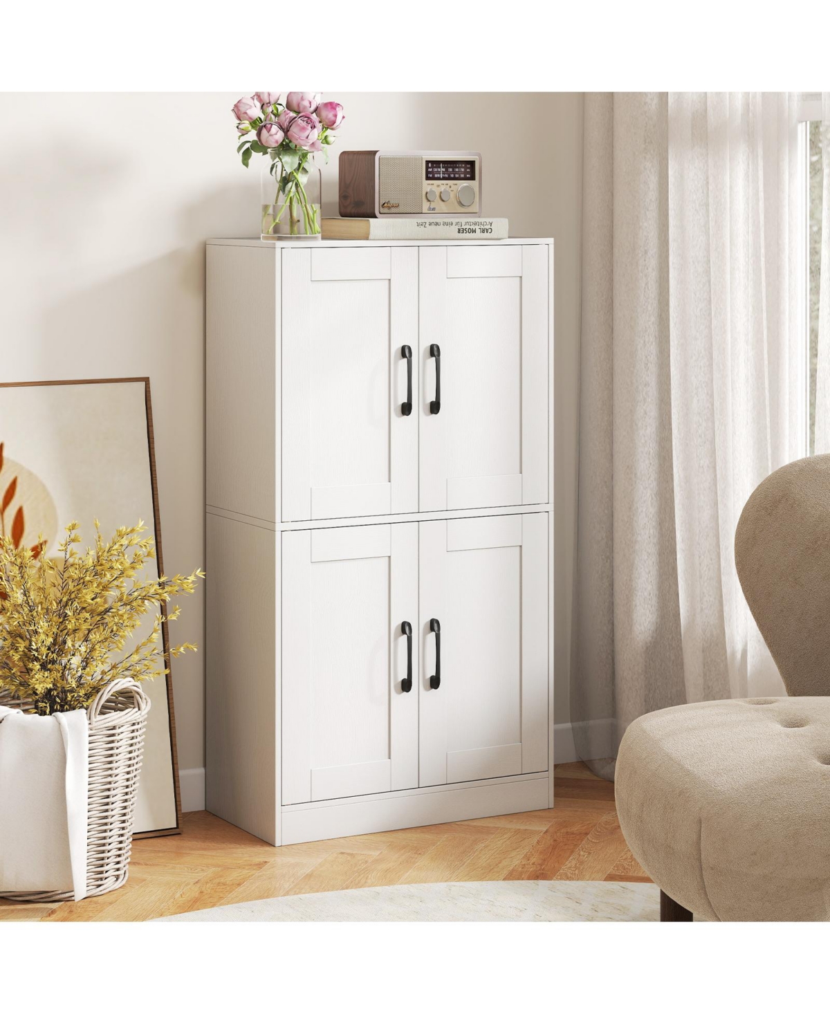 Click here for sumyeg 43.5 Inch Bathroom Storage Cabinet with Doo... prices