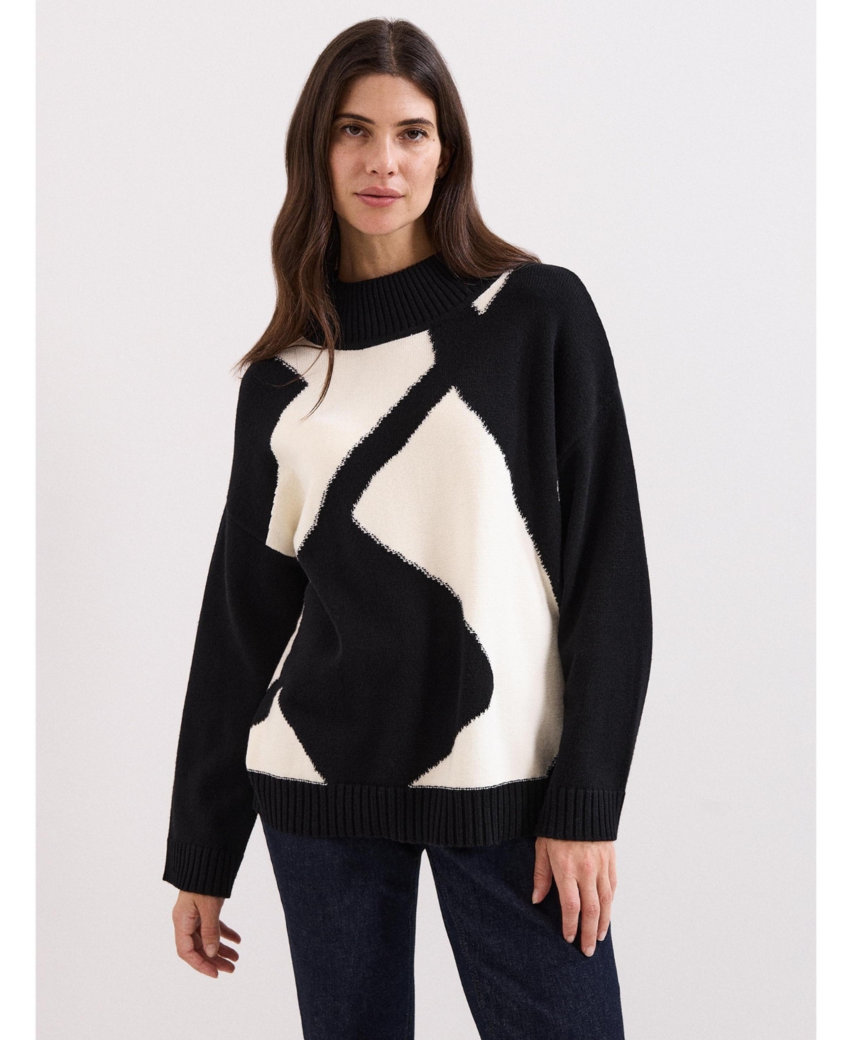 Click here for Phase Eight Womens Larna Ribbed Details High-Neck... prices