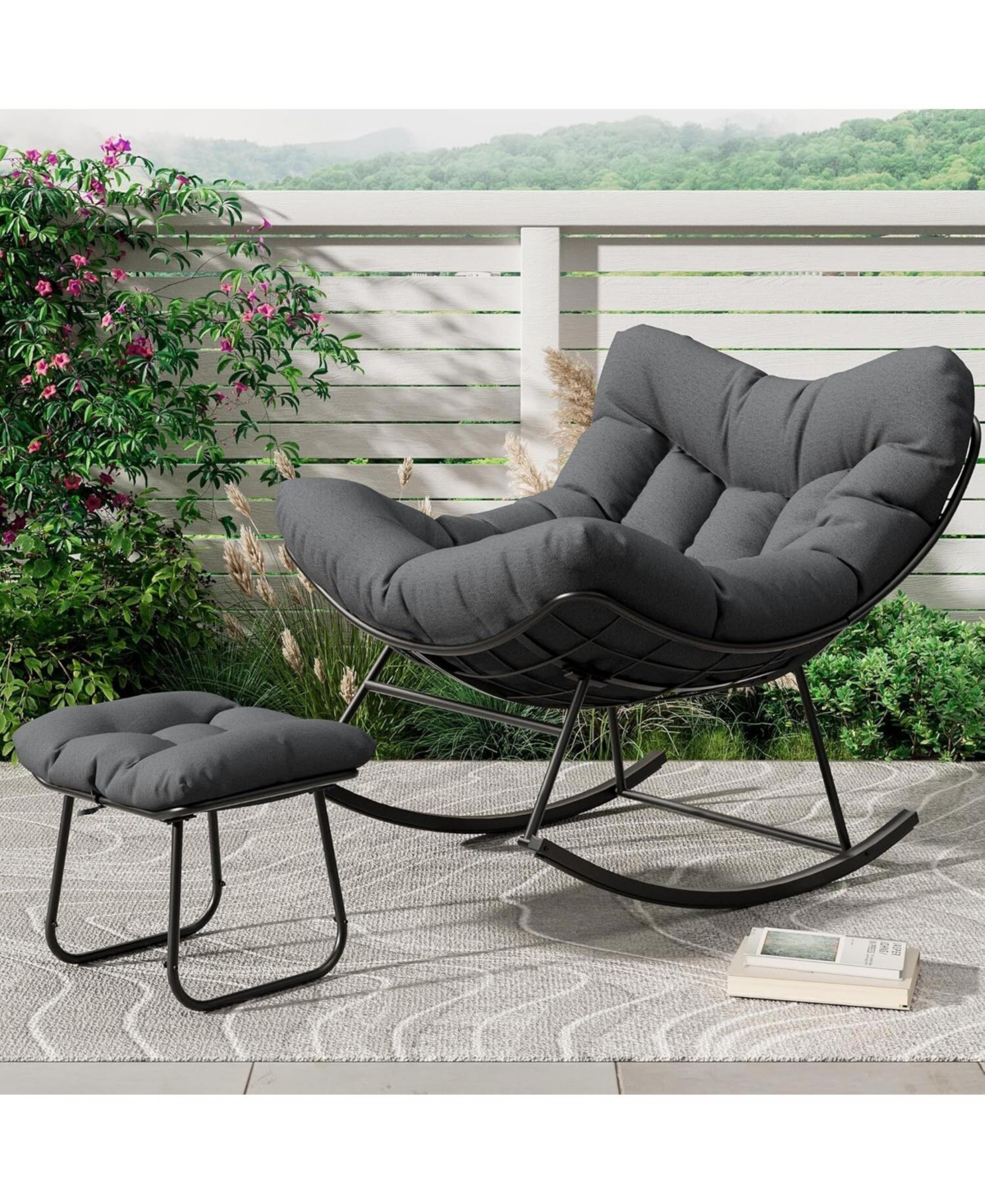 Click here for Xo Oversized Papasan Rocking Chair  Outdoor Lounge... prices