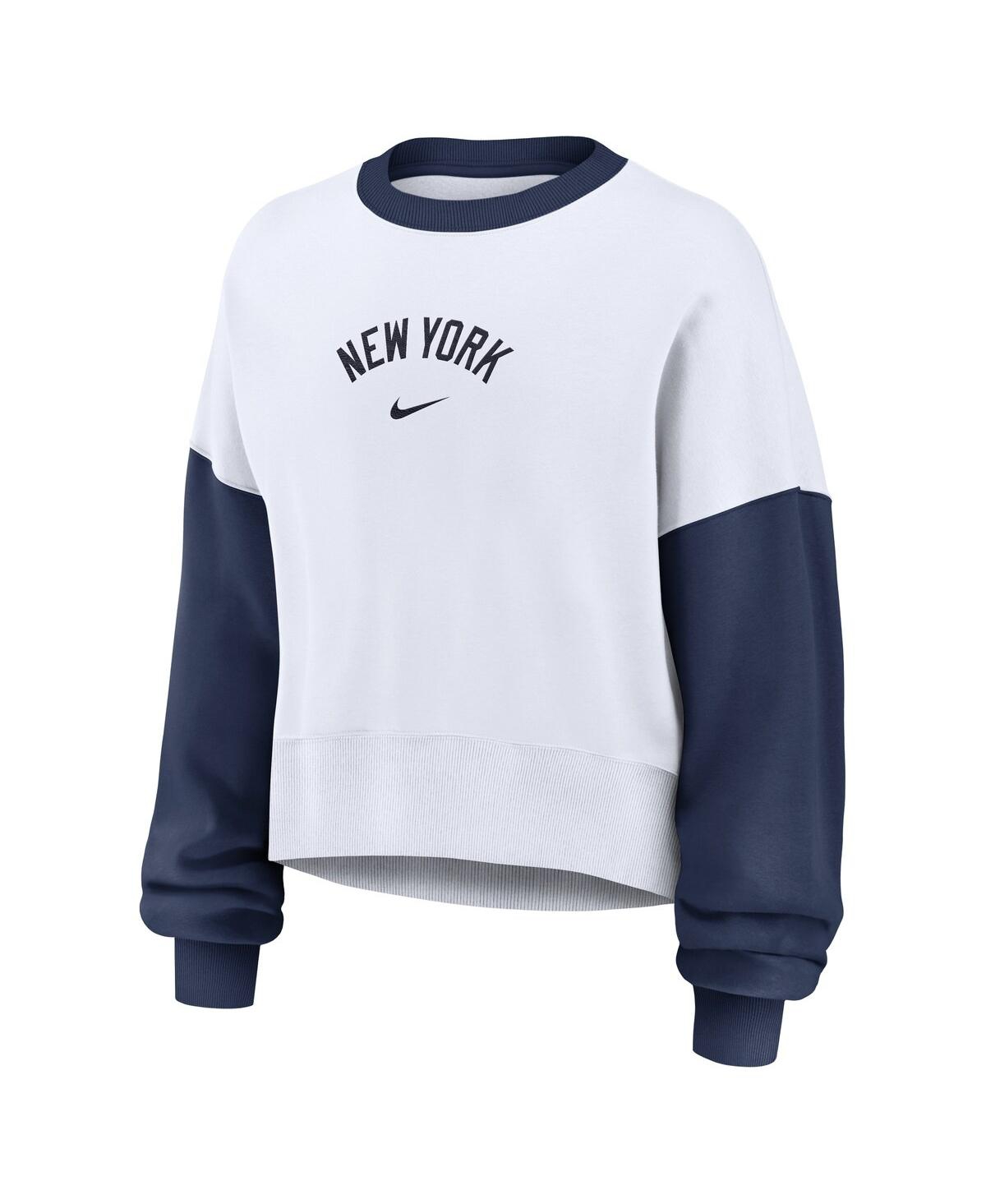 Click here for Nike Womens White/Navy New York Yankees Oversized... prices
