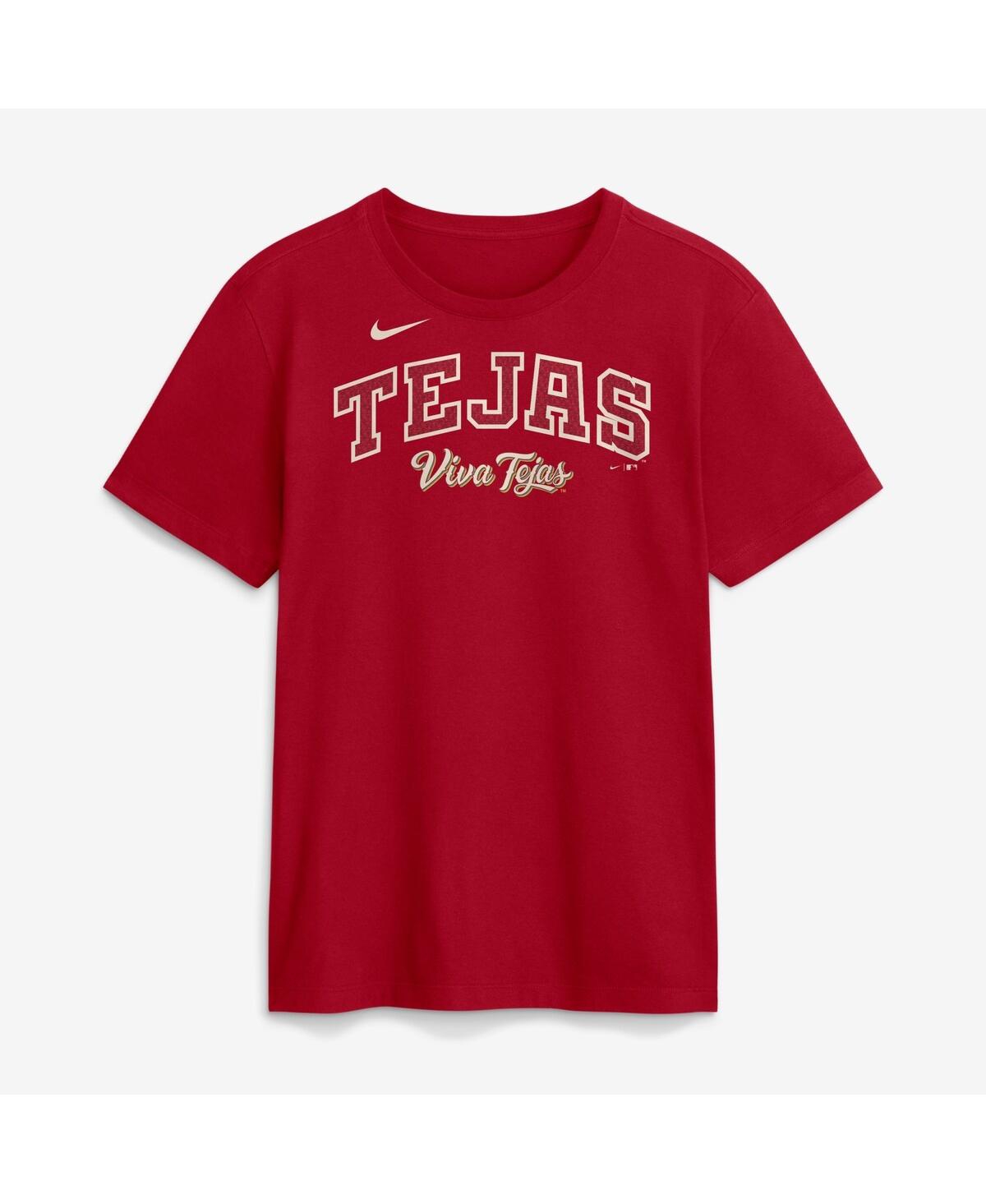 Click here for Nike Mens Red Texas Rangers 2026 City Connect Word... prices