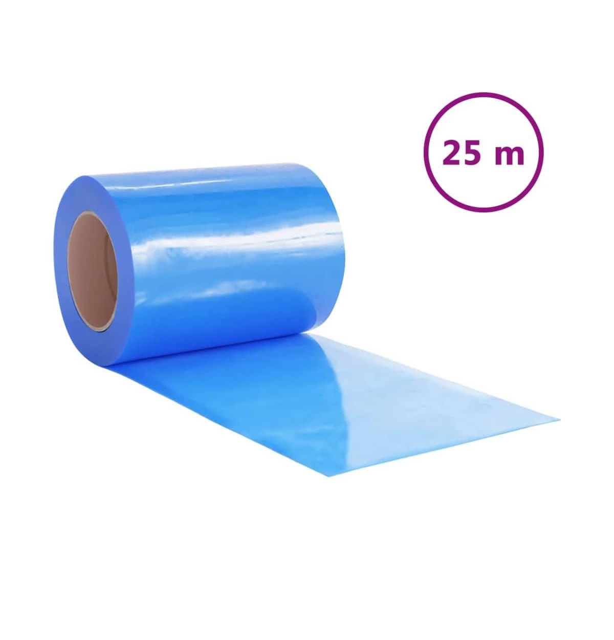 Click here for vidaXL Door Curtain Pvc - Blue prices